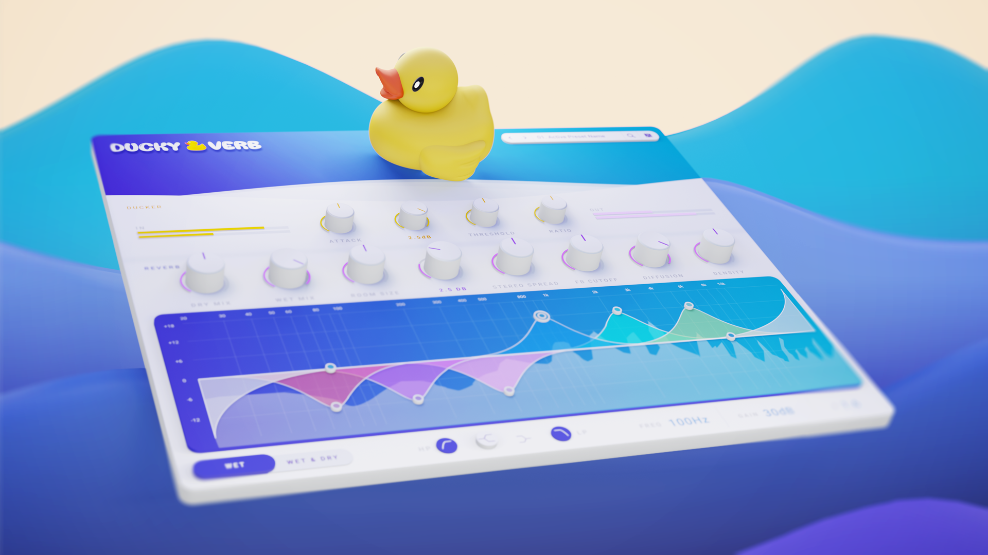 【动态混响插件】Parametric Ducky Verb v1.0 – EDMTOP.TOP